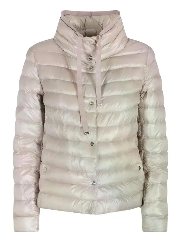 Herno Quilted Funnel-neck Jacket - Pink