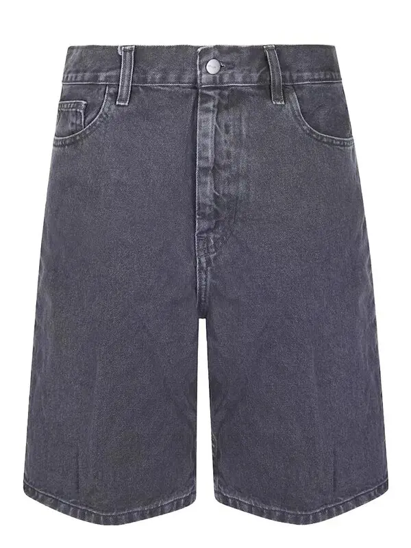 Carhartt Work In Progress Brandon Stone-washed Shorts - Grey