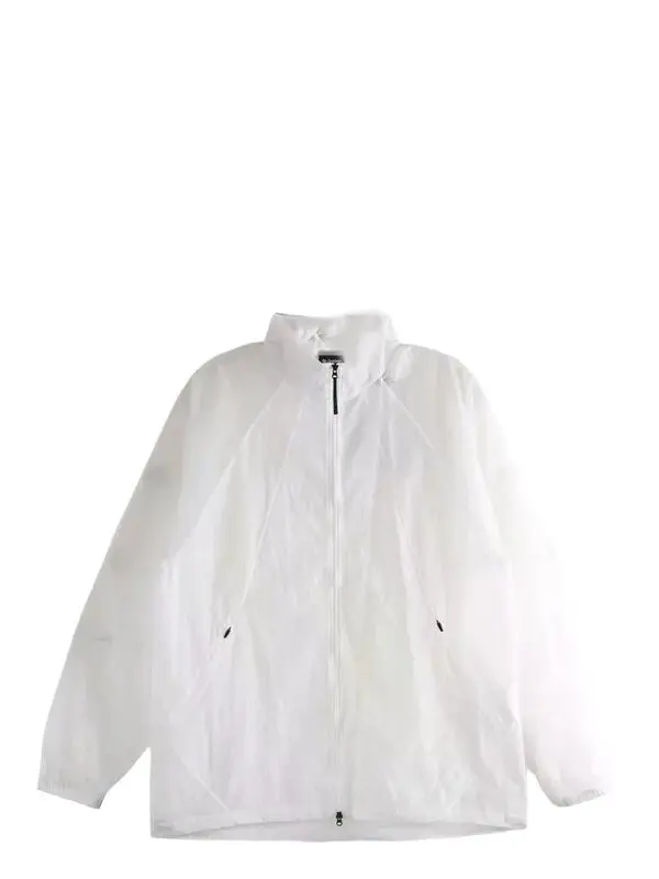 GOLDWIN Sheer Raglan-sleeve Jacket - White