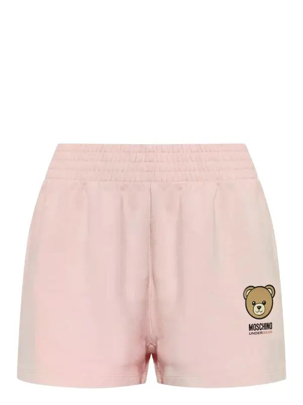 Moschino Logo-print Shorts - Pink