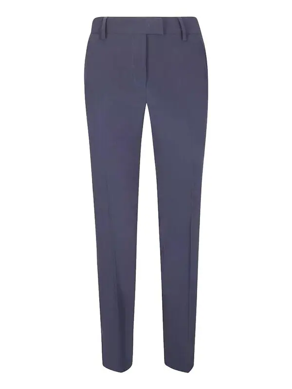 Alberto Biani Pressed-crease Trousers - Blue