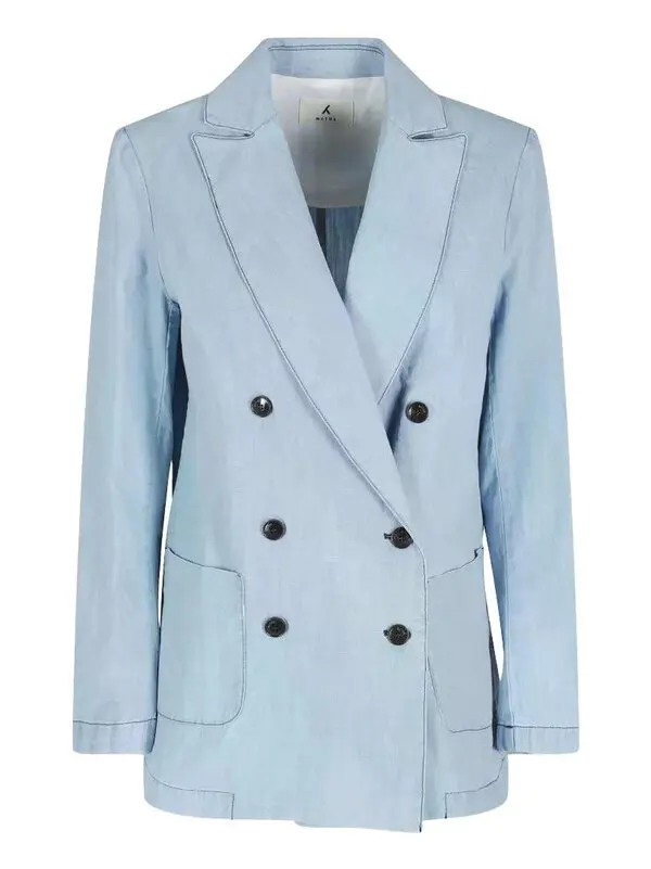 MYTHS Double-breasted Jacket - Blue