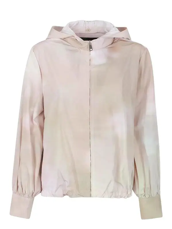 Fabiana Filippi Floral-print Hooded Jacket - Neutrals