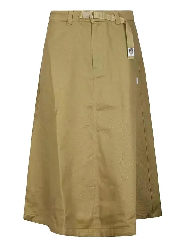 The North Face M66 Belted Twill Midi Skirt - Neutrals
