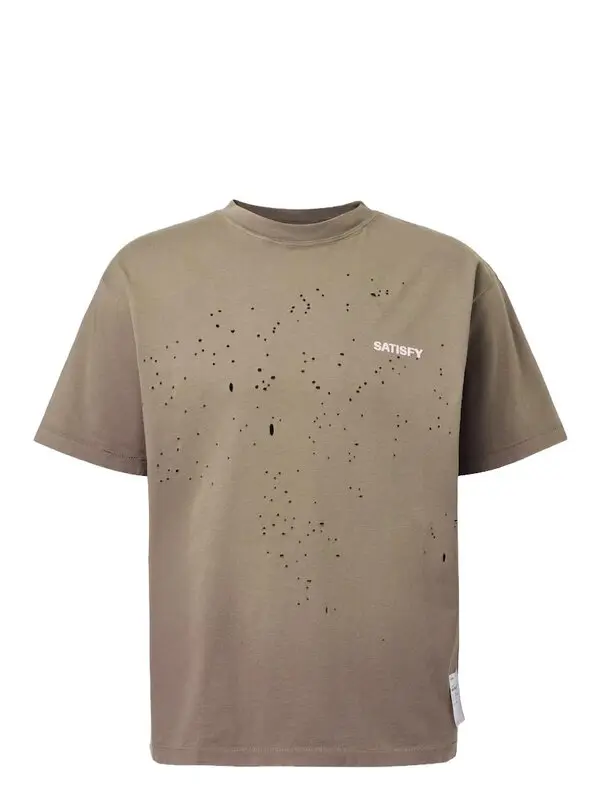 Satisfy Mothtech Cotton T-shirt - Brown