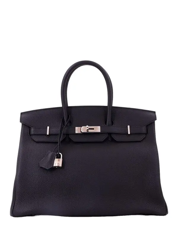 Hermès Birkin Handbag Black Togo With Palladium Hardware 35 - Noir