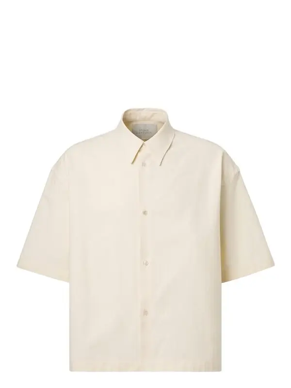 Studio Nicholson Sanko Cotton And Linen Shirt - White