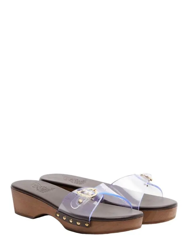 ANCIENT GREEK SANDALS Omonia Clogs - Transparent