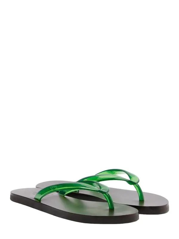 ANCIENT GREEK SANDALS Saionara Thong Sandals - Green