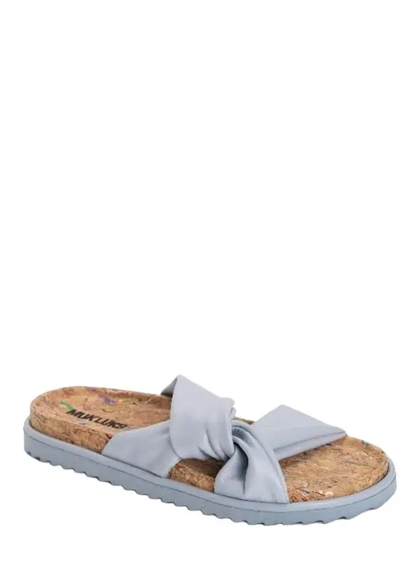 MUK LUKS Jazmine Sandal - Dusty Blue