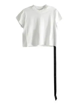 Rick Owens Cropped Small Level T-shirt - Ilk Wash