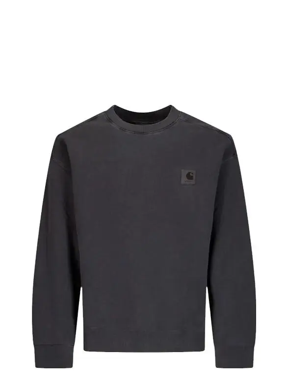 Carhartt Wip Nelson Sweatshirt - Black (garment Dyed)