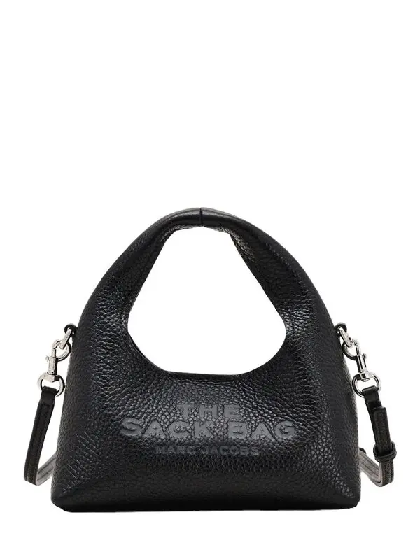 Marc Jacobs The Micro Crossbody Sack Leather Bag - Black