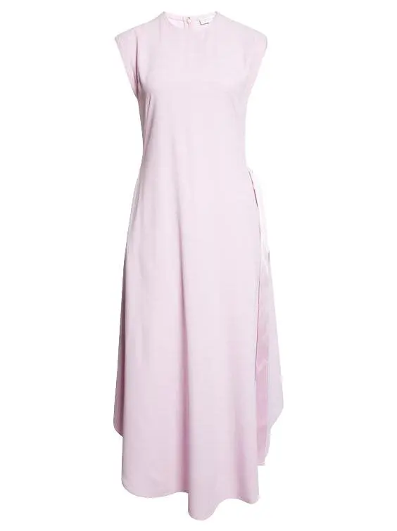 Stella McCartney Crepe Satin Shift Dress - Light Orchid