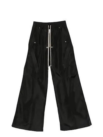 Rick Owens Strapped Wide Bela Trousers - Black