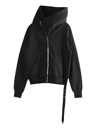Rick Owens Felpa Mountain Hoodie - Black