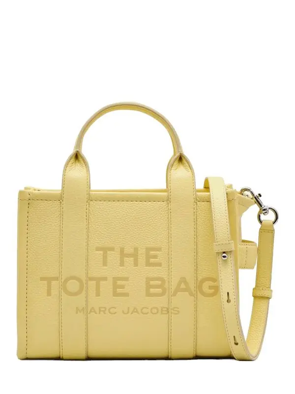 Marc Jacobs The Small Leather Tote Bag - Custard