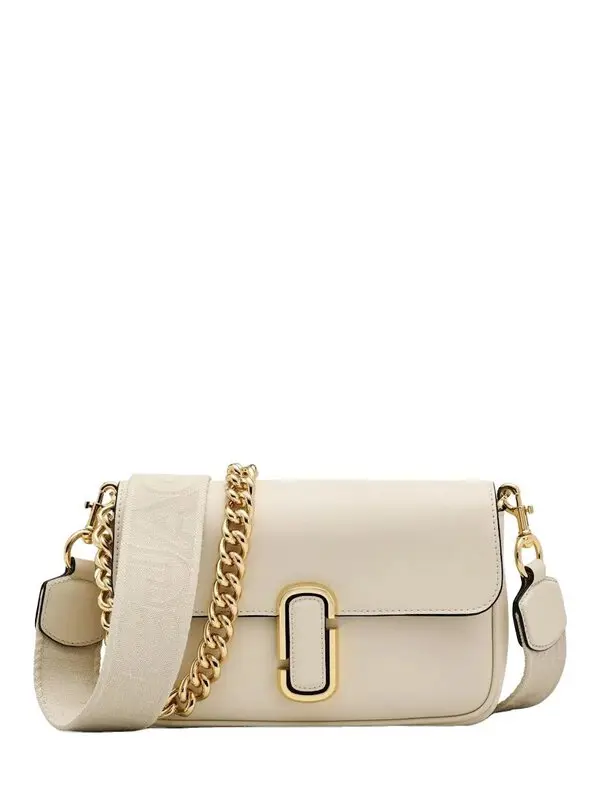 Marc Jacobs Leather J Marc Shoulder Bag - Cloud White