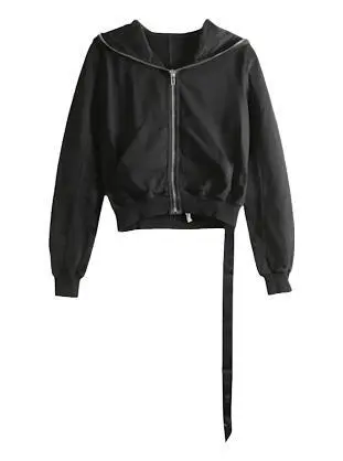 Rick Owens Small Gimp Hoodie - Black