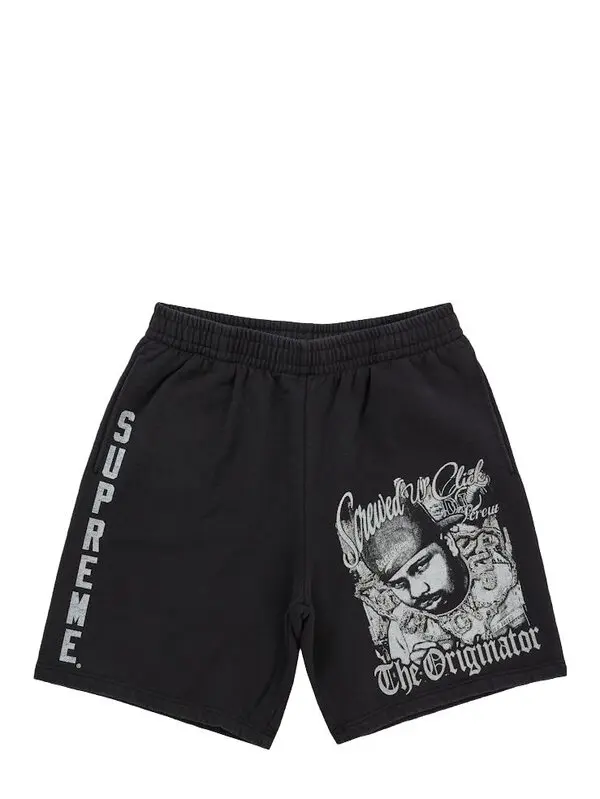 Supreme Dj Screw Sweatshort - Black