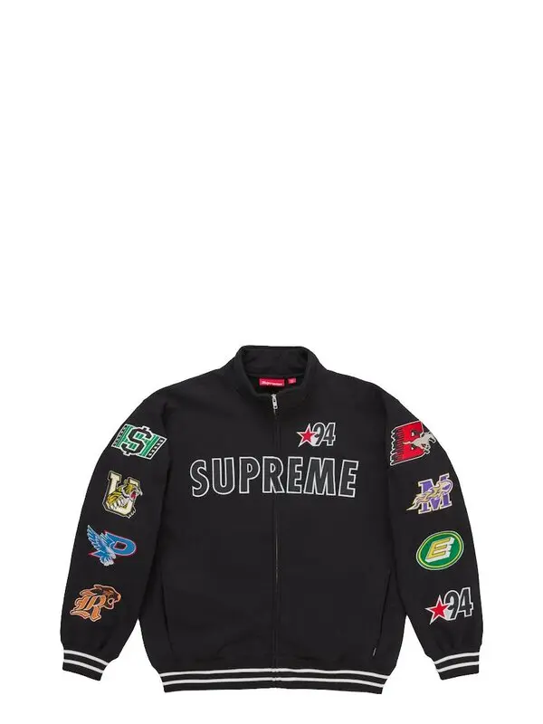 Supreme Mascots Zip Up Sweatshirt - Black