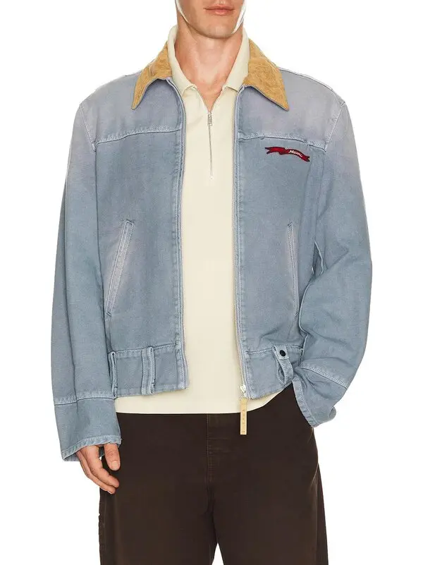Marni Zip Bomber Jacket - Sky