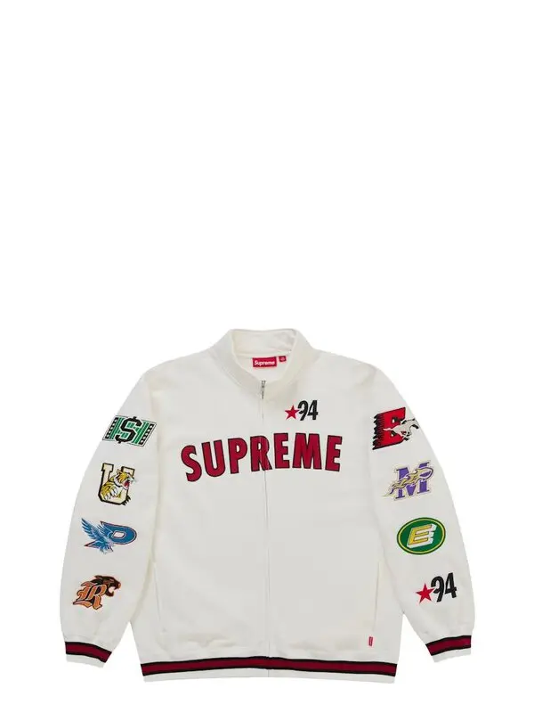 Supreme Mascots Zip Up Sweatshirt - White