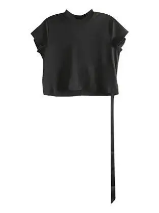 Rick Owens Cropped Level Ii T-shirt - Black