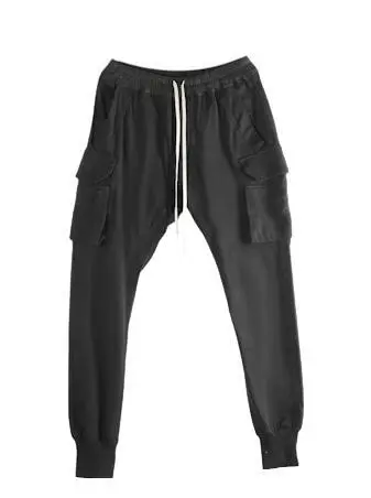 Rick Owens Pantaloni Mastodon Cut Pants - Black