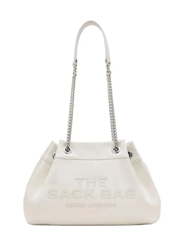 Marc Jacobs The Chain Sack Leather Bag - White