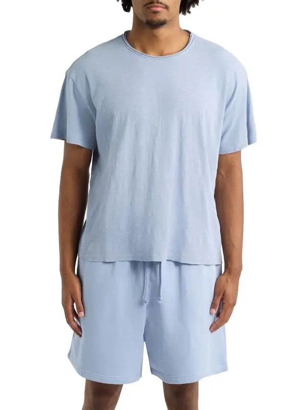 ELWOOD Core Slub T-shirt - Blue