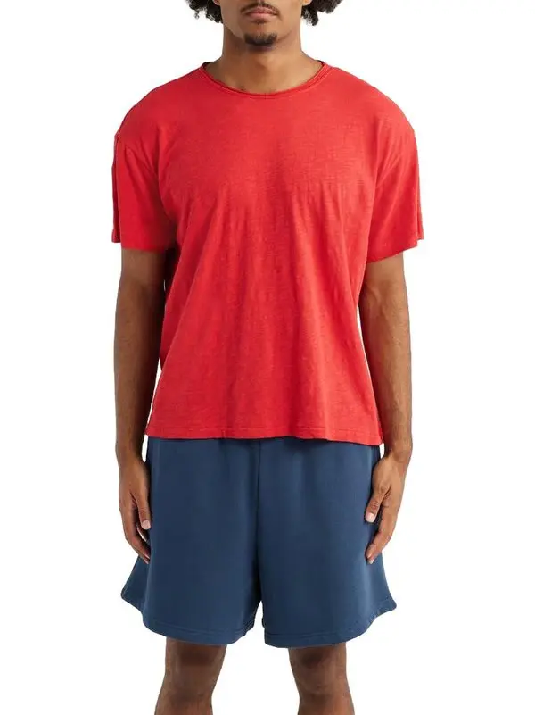 ELWOOD Core Slub T-shirt - Red