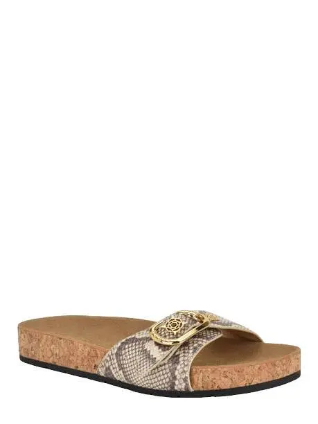 Guess Locela Slide Sandal - Medium Natural