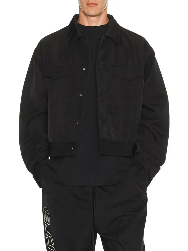Fear Of God Trucker Jacket - Vintage Black