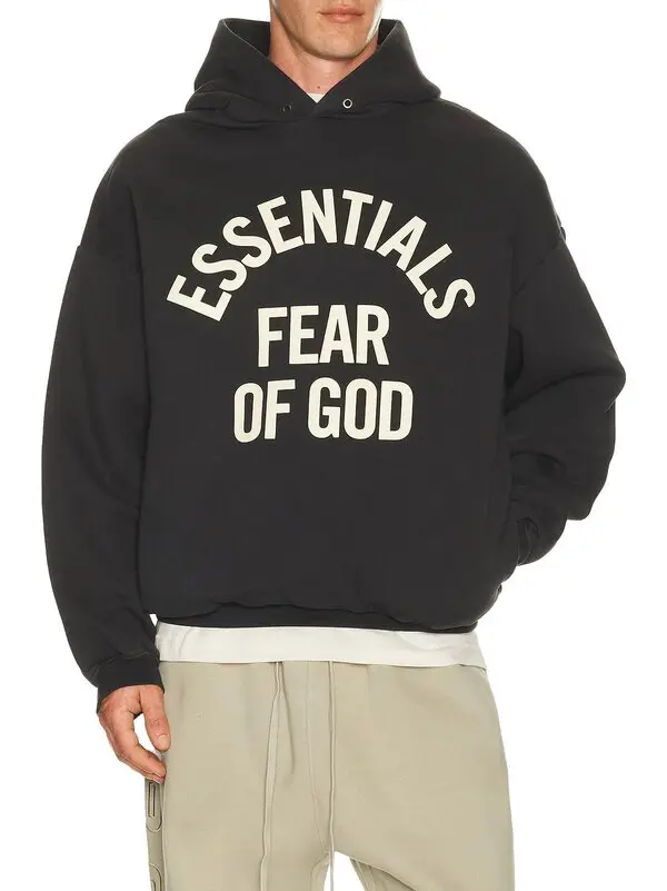 Fear Of God Campus 90's Hoodie - Faded Black