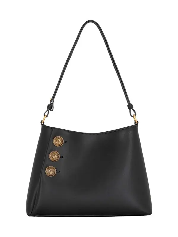 Balmain Emblème Shoulder Bag - Black