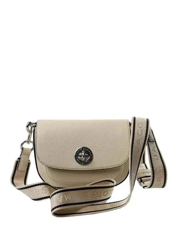 Marc Jacobs Signet Turnlock Small Saddle Bag - Marshmallo