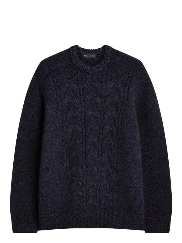 Scanlan Theodore Cable Knit Sweater - Midnight