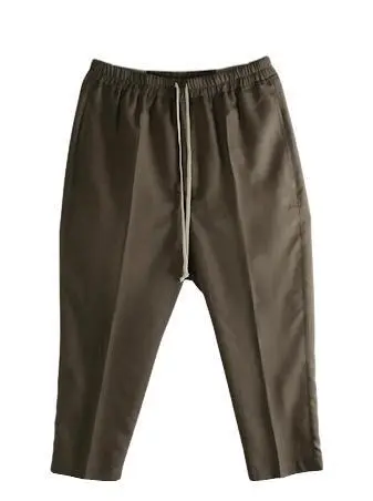 Rick Owens Astaires Cropped Pant - Dark Dust