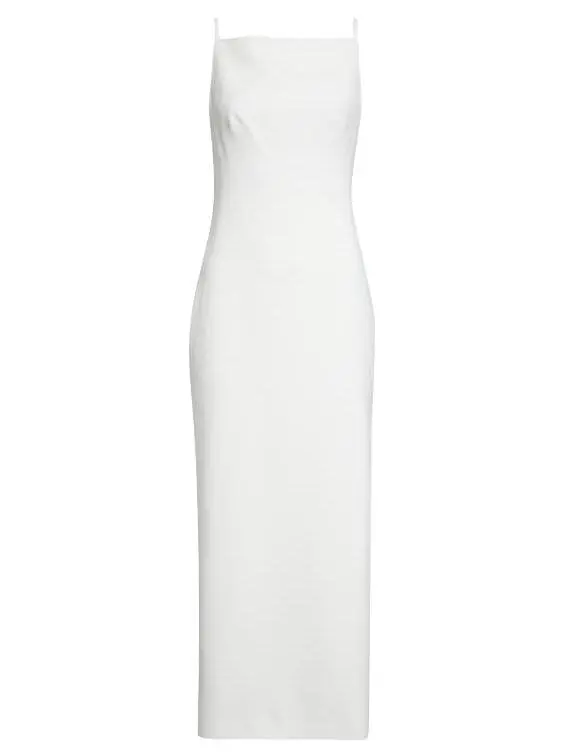 Givenchy Sliced Crepe Cady Column Dress - Ivory