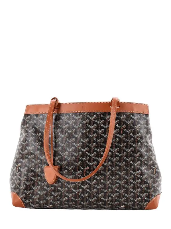 Goyard Bellechasse Bag Coated Canvas Pm - Brown