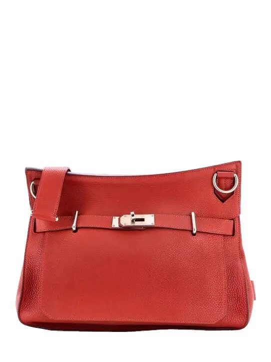 Hermès Jypsiere Bag Clemence 34 - Red