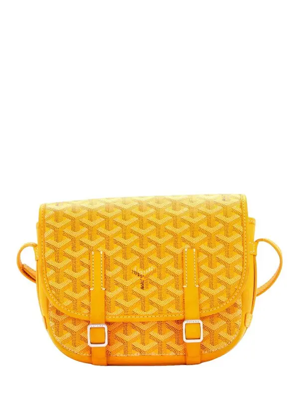 Goyard Belvedere Messenger Bag Coated Canvas Pm - Yellow