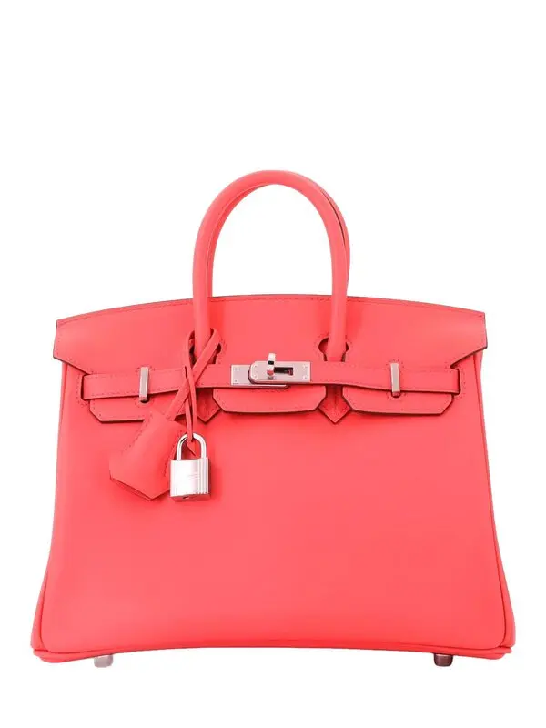 Hermès Birkin 25 Handbag - Rose Texas