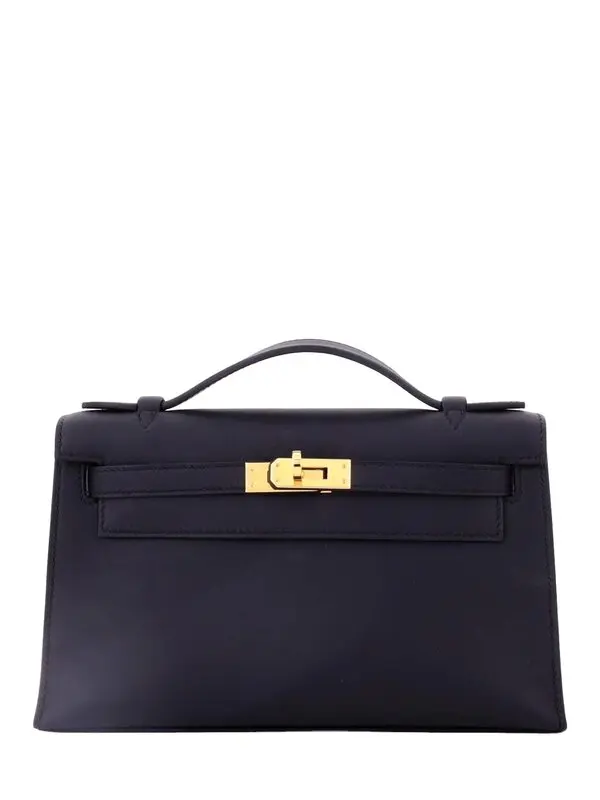 Hermès Kelly Pochette Swift - Noir