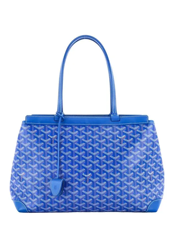 Goyard Bellechasse Pm Tote Coated Canvas - Blue