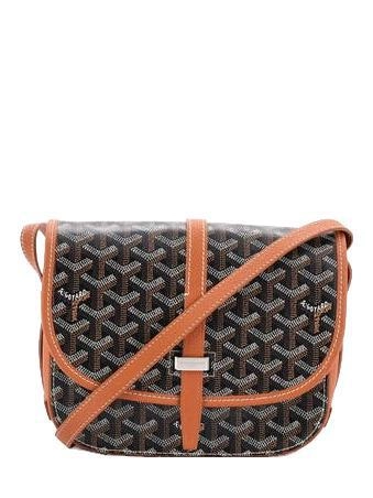Goyard Belvedere Ii Messenger Bag Coated Canvas Pm - Brown