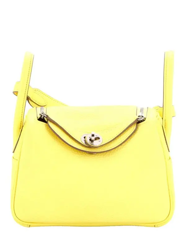 Hermès Lindy Bag Clemence Mini - Limoncello
