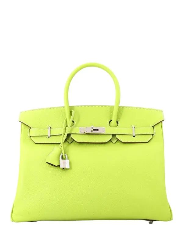 Hermès Birkin Handbag Epsom 35 - Candy-kiwi/lichen