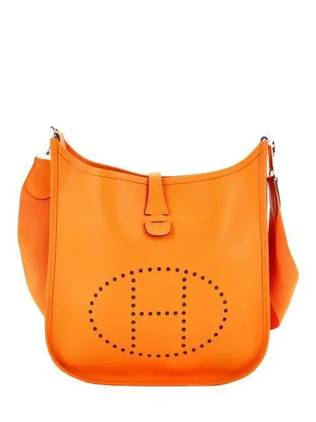 Hermès Evelyne Bag Gen Ii Epsom Pm - Orange